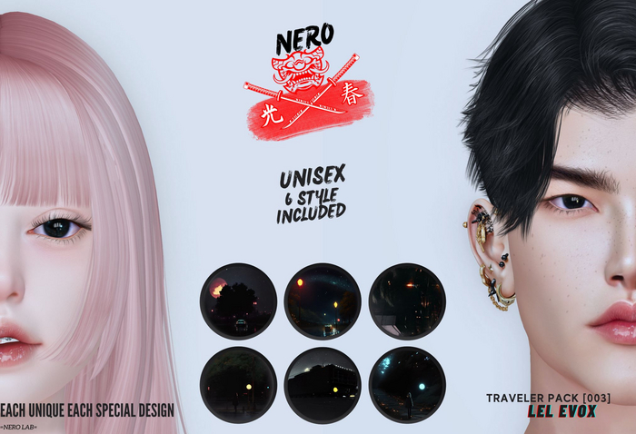 Second Life Marketplace - =Nero Lab=[Traveler 003] Lel Evox [eyes]